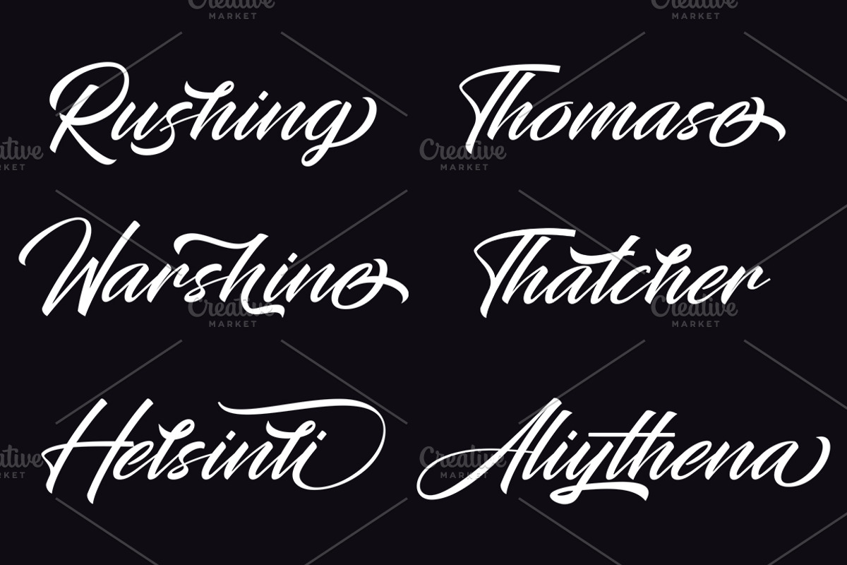 Wathelmina, a Script Font by IRF Lab Studio