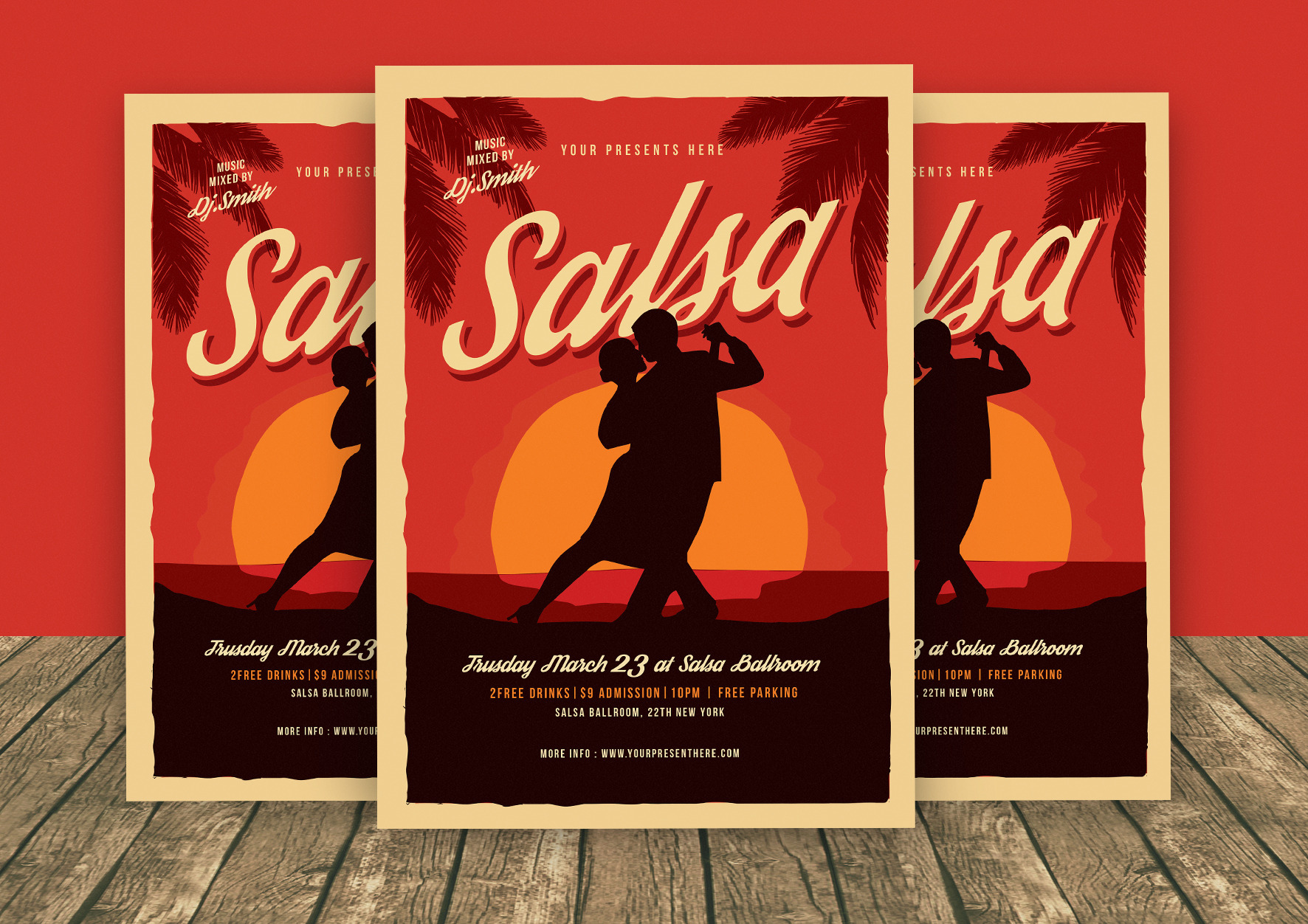 Salsa Dance Flyer, a Flyer Template by lilyshop | Creative Market