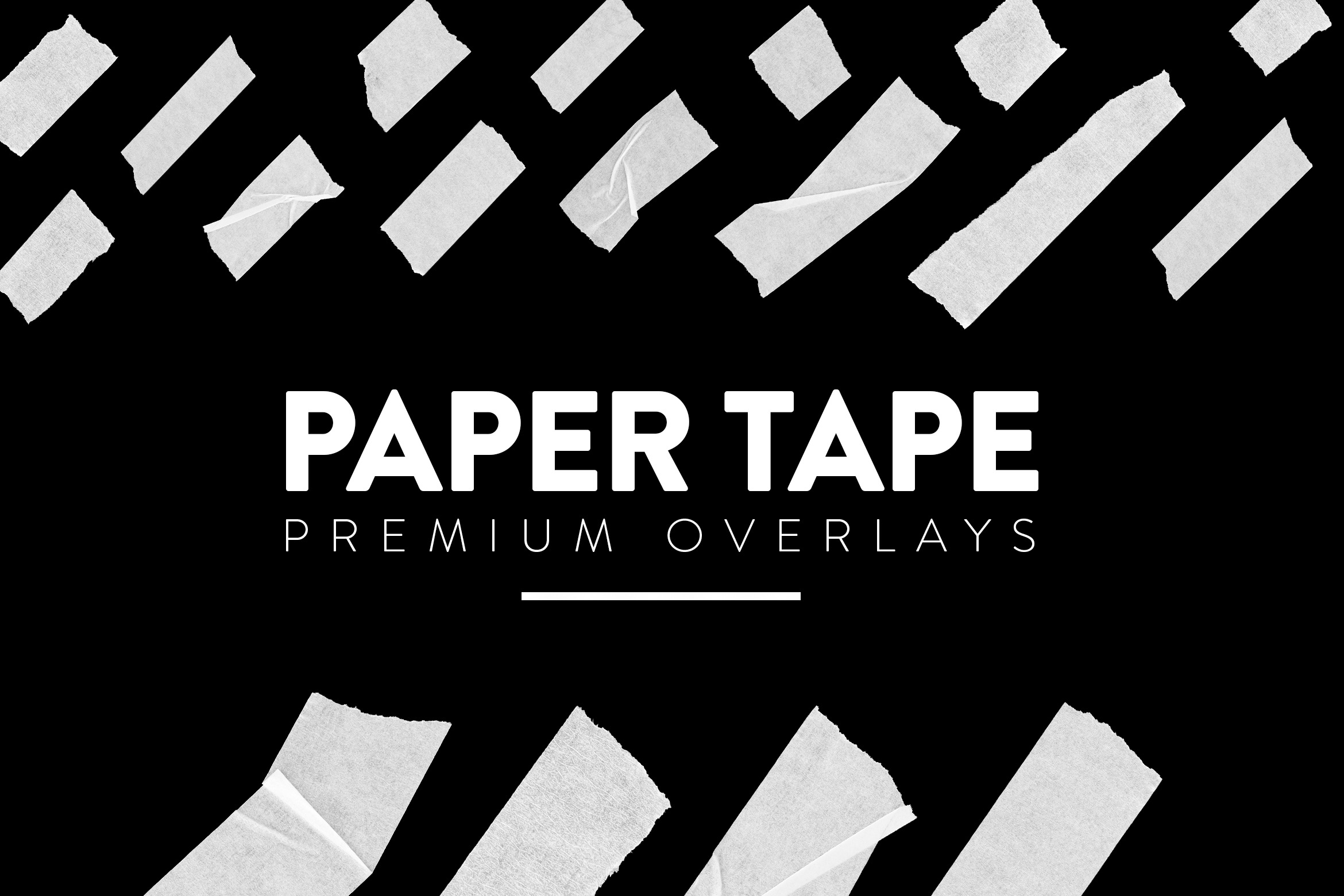 25 Paper Tape Overlay HQ, an Object Graphic by CCPreset