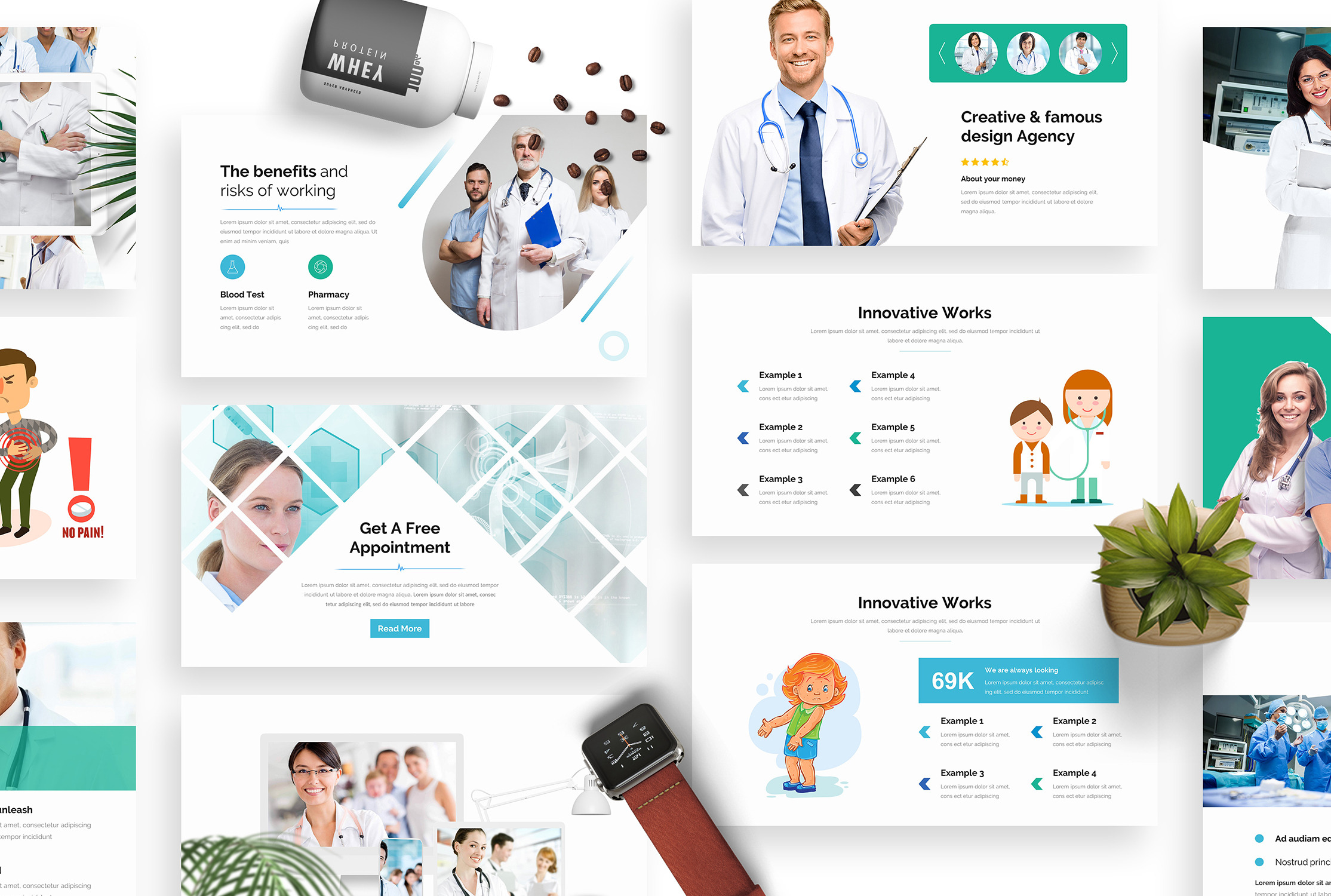 Medical Clinic Doctor Powerpoint, a Presentation Template by One ...