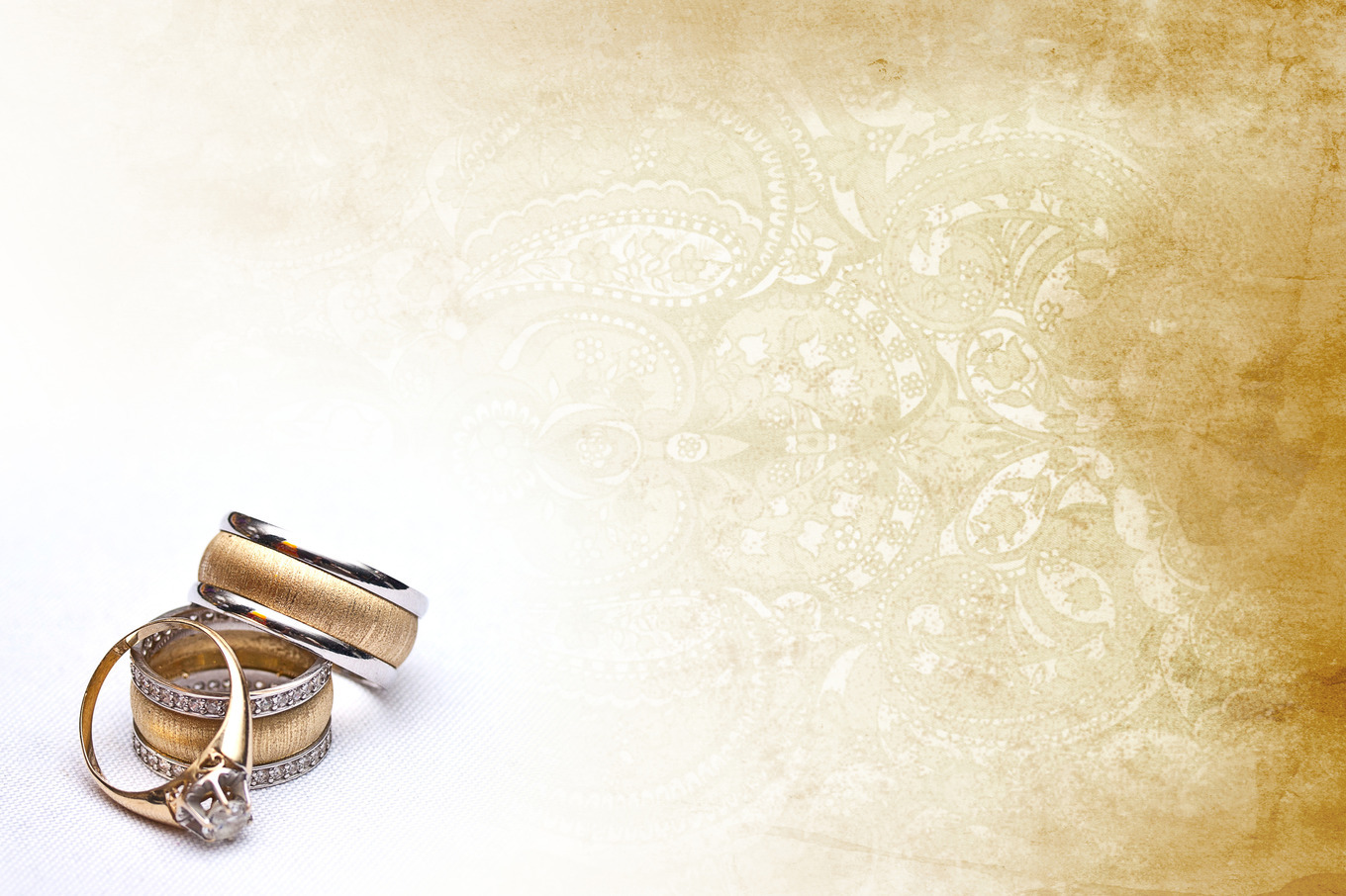 Wedding rings containing bride, celebrate, and celebration, a Holiday ...