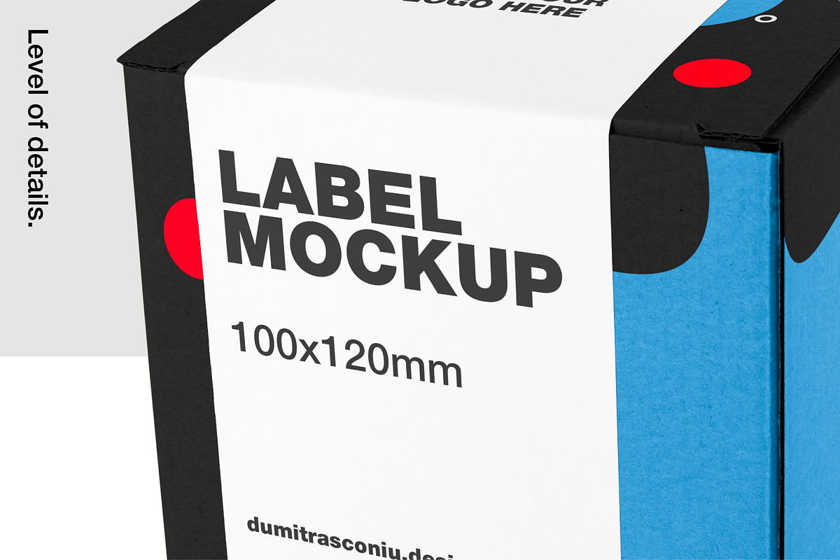 Square Craft Box Mockup, a Product Mockup by dumitrasconiu.design