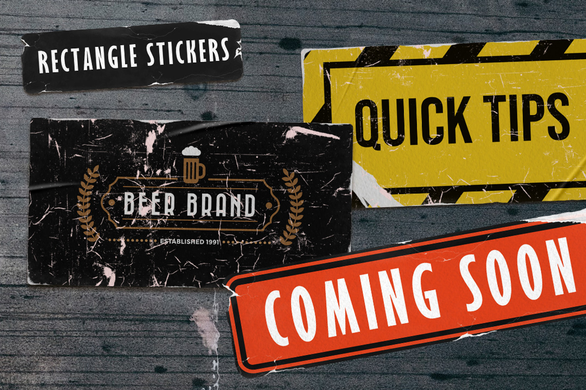 Peeled Sticker Mockup