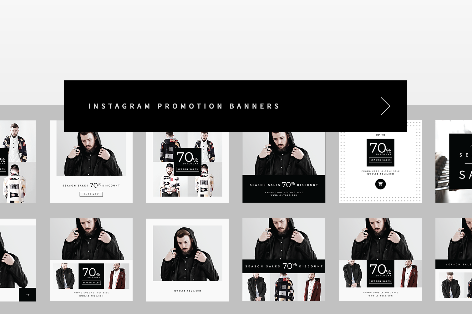 Instagram Promotion Banners, a Social Media Template by BOXKAYU
