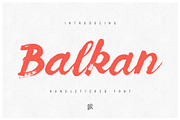 Balkan Font, a Script Font by Ivan Rosenberg