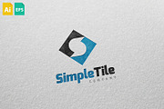 Simple Tile Logo, a Branding & Logo Template by Schneider Design Store