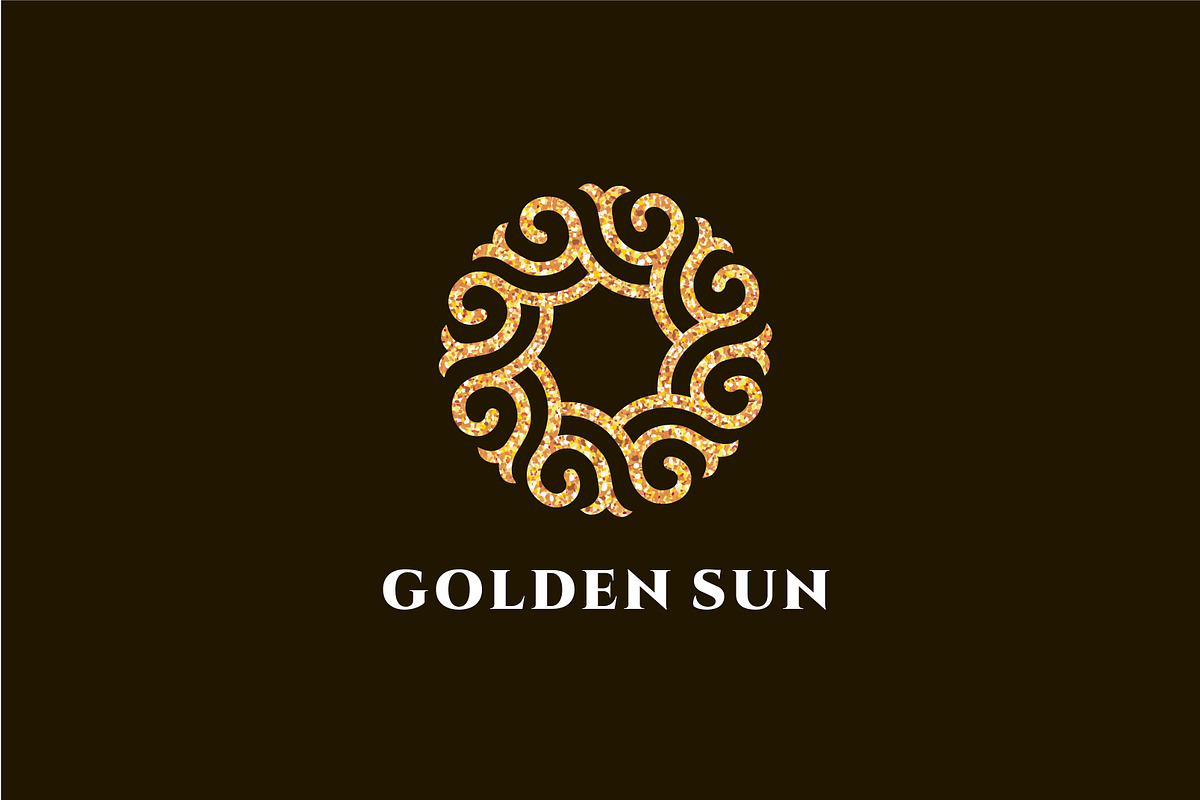 Golden Sun Logo, a Branding & Logo Template by IKarGraphics