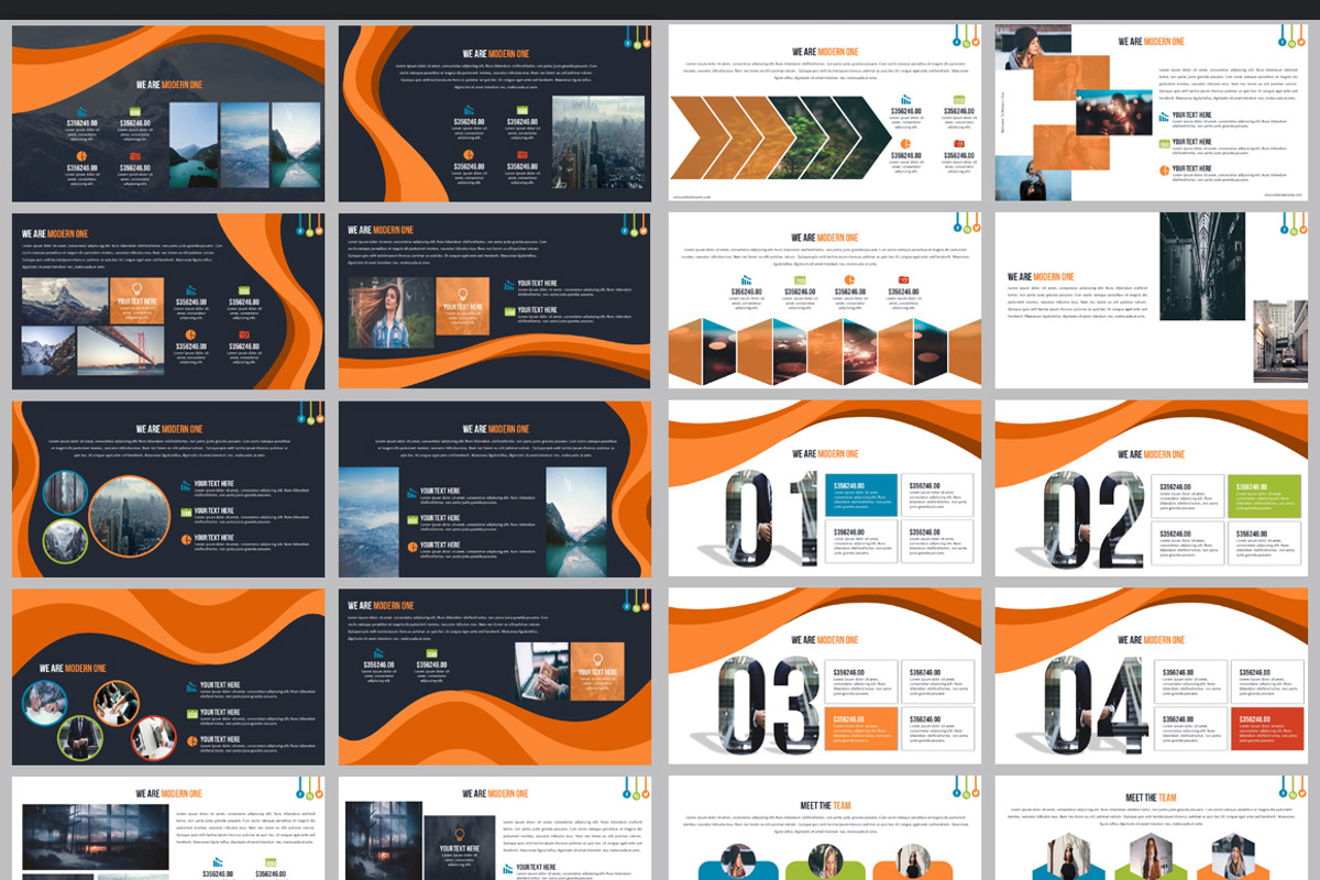 Modern One Powerpoint Template, a Presentation Template by Creative Slides