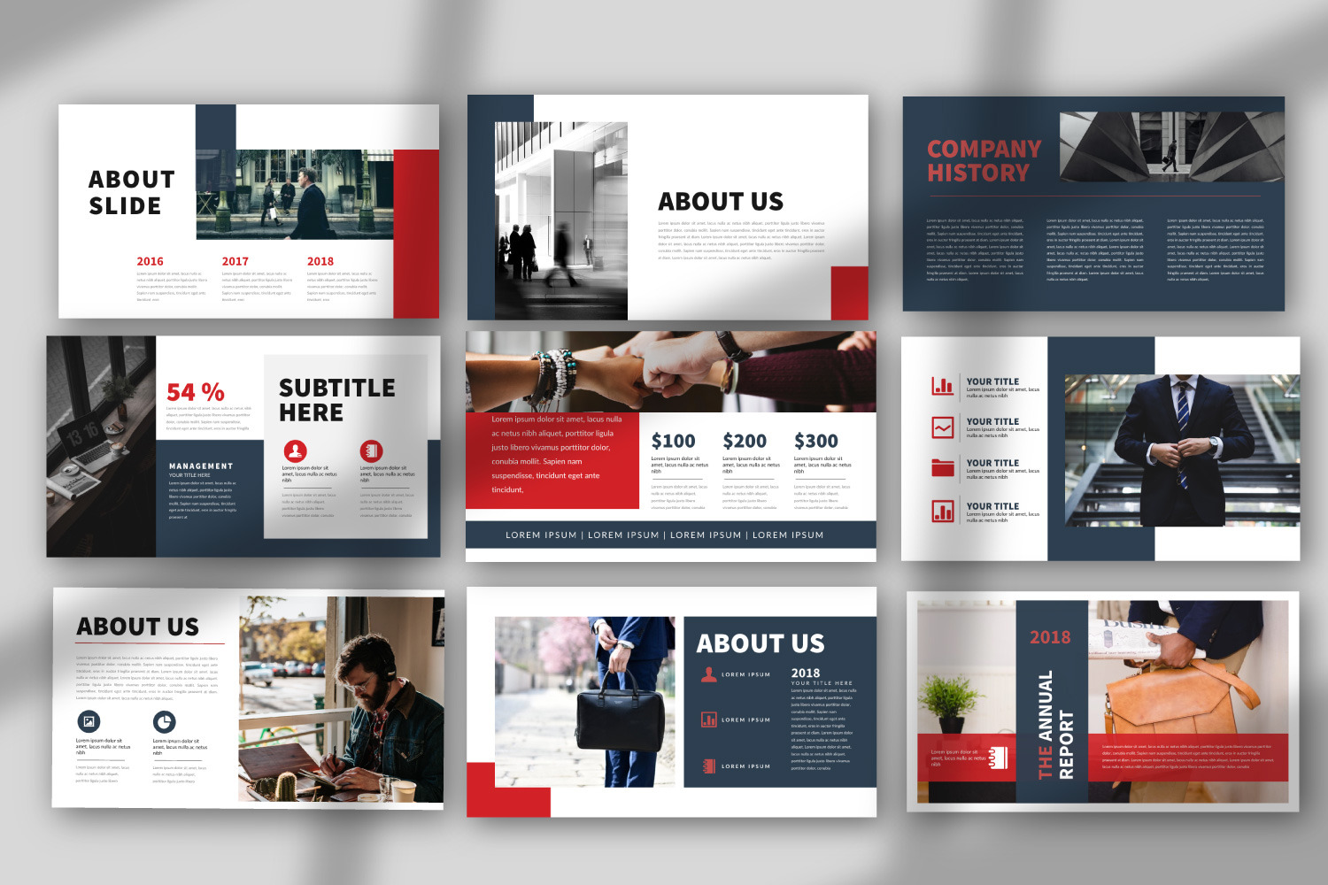 Report - Powerpoint, a Presentation Template by Dirtytemp Studio