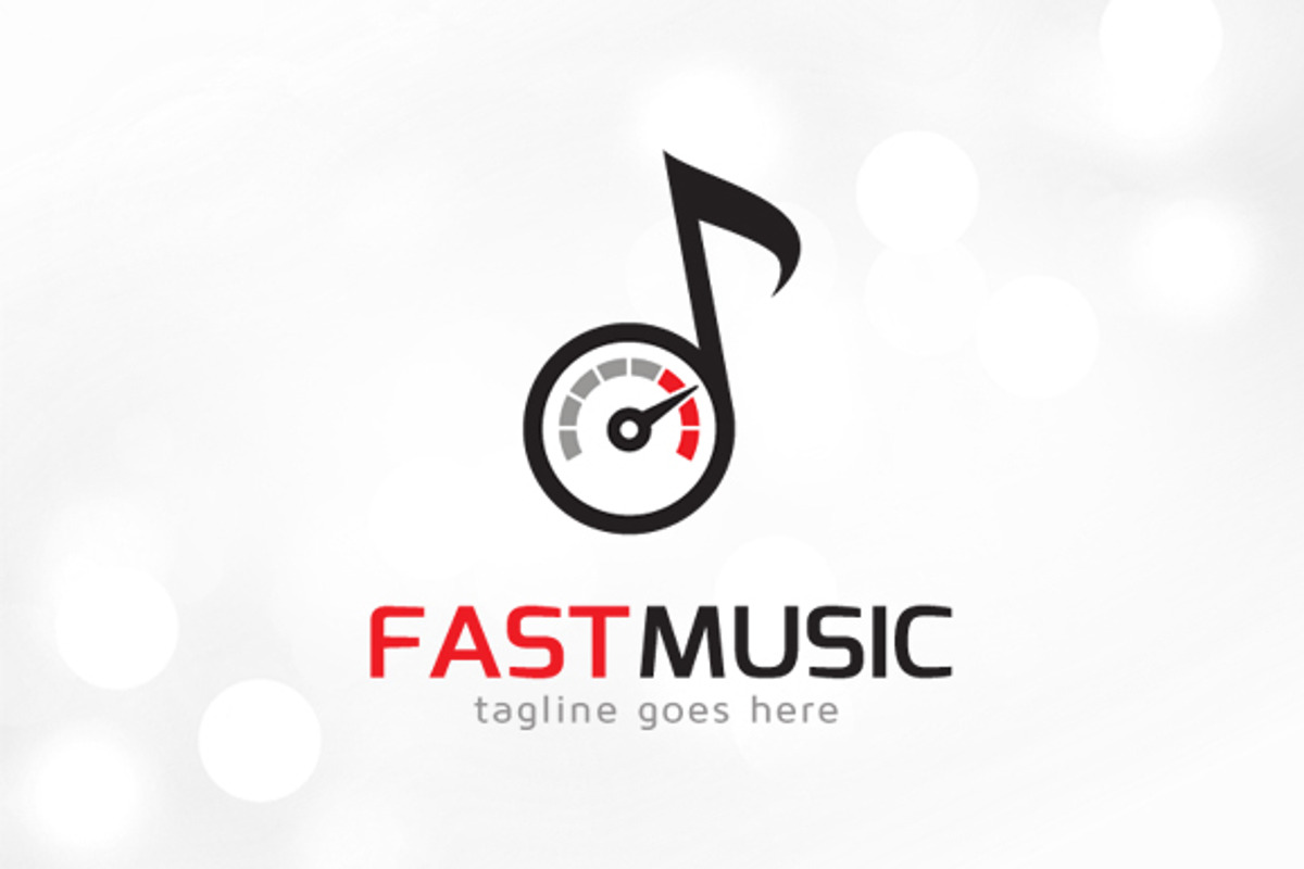 Fast Music Logo Template, a Branding & Logo Template by gunaonedesign