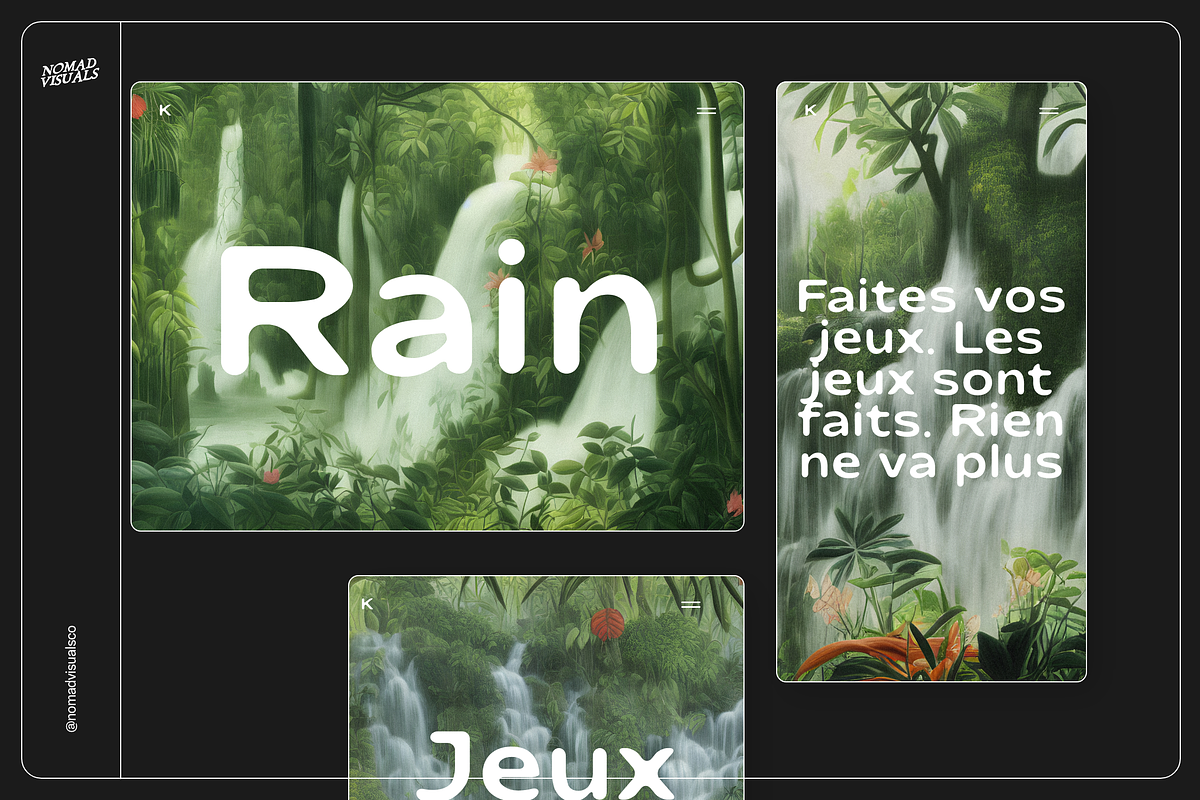 Rainforest Waterfalls Dream, a Background Graphic by Nomad Visuals