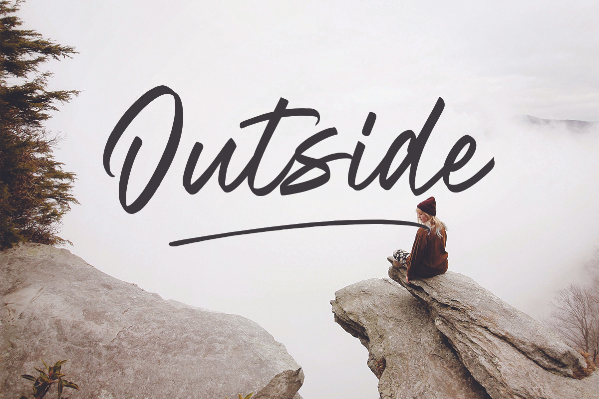 Oregon Script, a Script Font by Megi Satyo Widodo