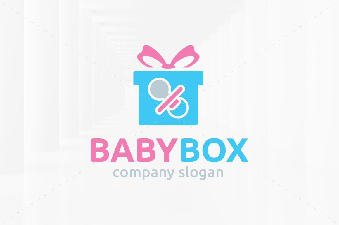 Baby Box Logo Template, a Branding & Logo Template by LOGOMAGINE ...