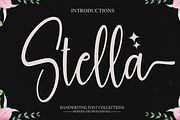 Stella | Script Font, a Script Font by Scratchones | Creative Market