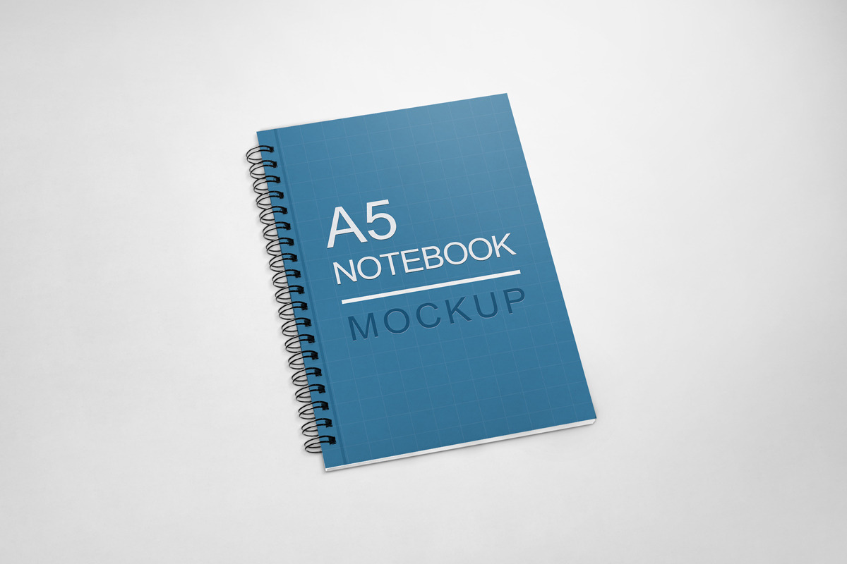 A5 Notebook Mock-Up, a Print Template by Rafael Oliveira