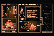 Retro Spaceship HUD, an Object Graphic by Pixflow