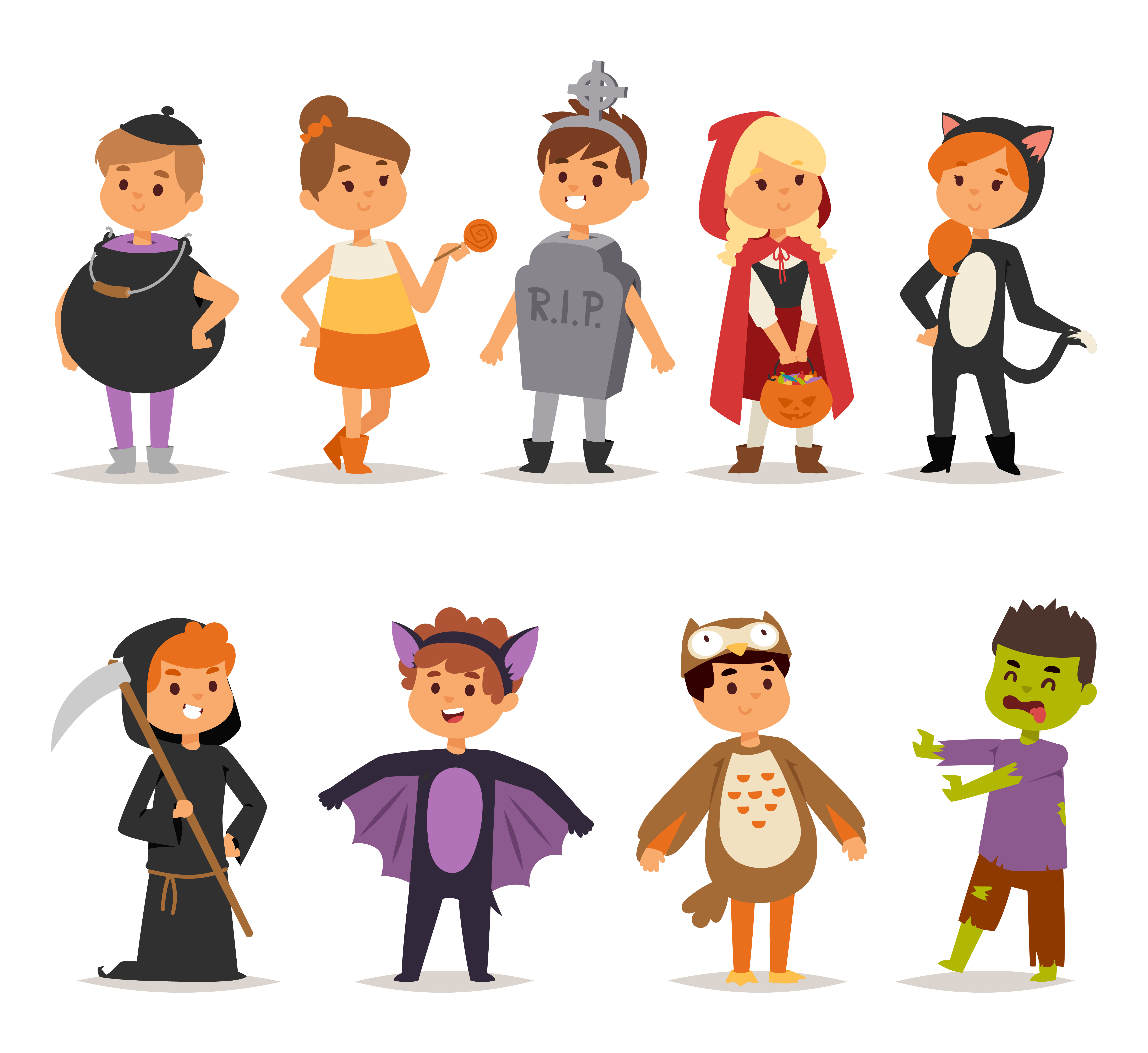 Carnival halloween costume kids, a Person Illustration by ...