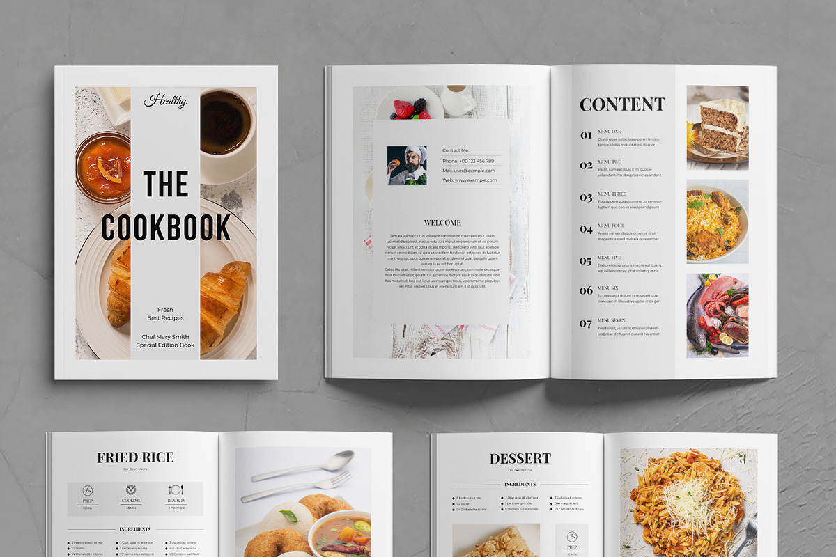 Cook Book Design Template
