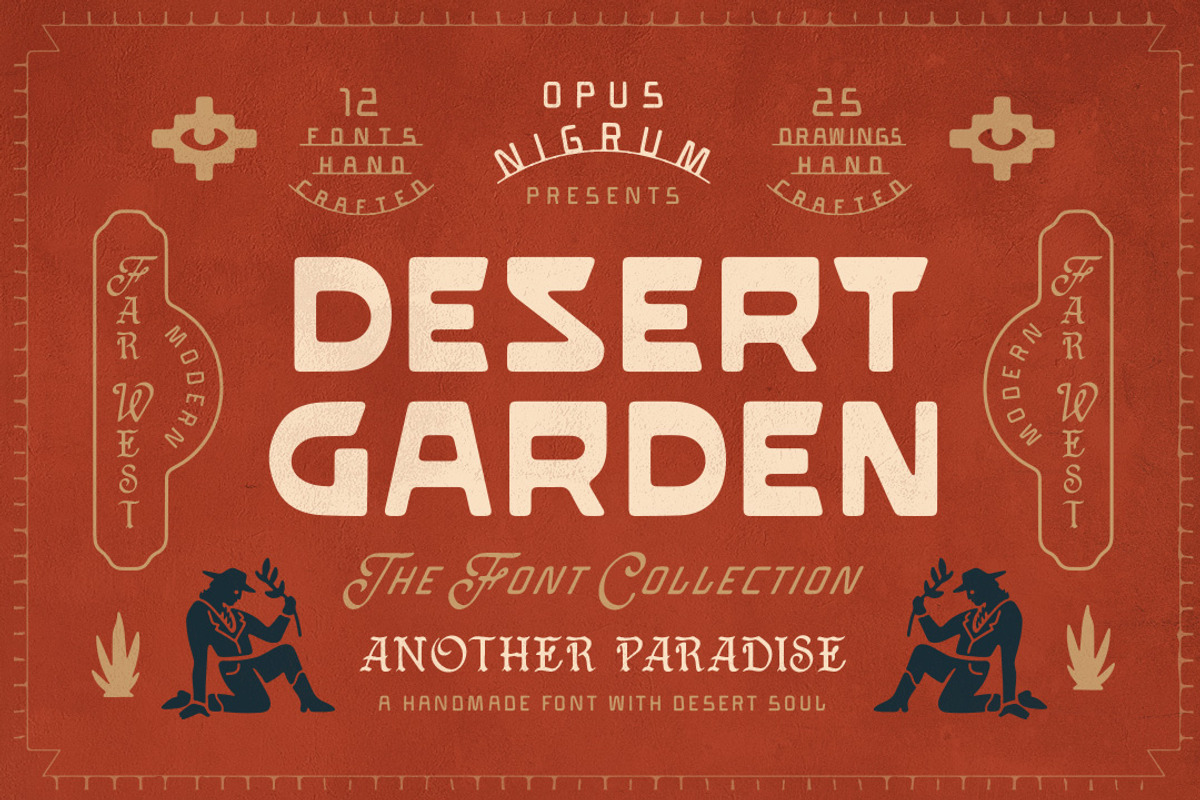Desert Garden Font Collection