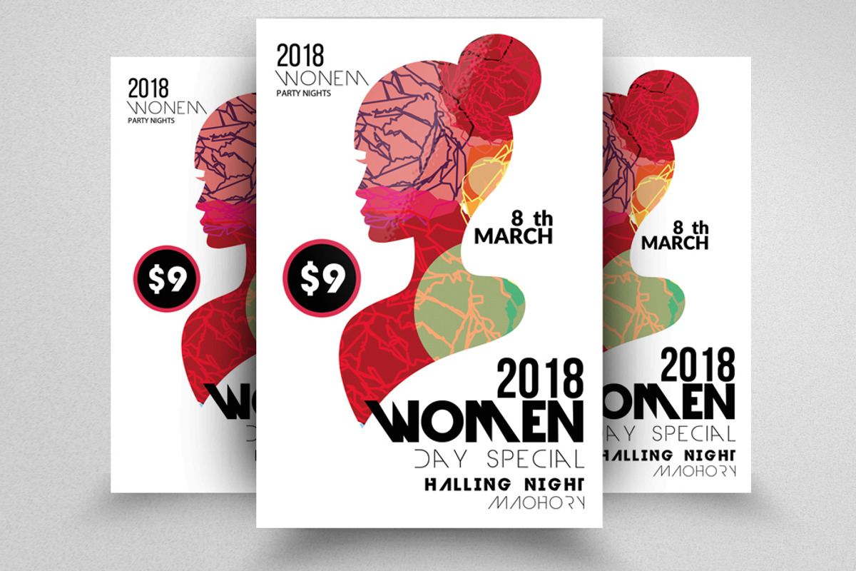 10 Women Day Flyer Bundle Vol.01, a Flyer Template by Design Up