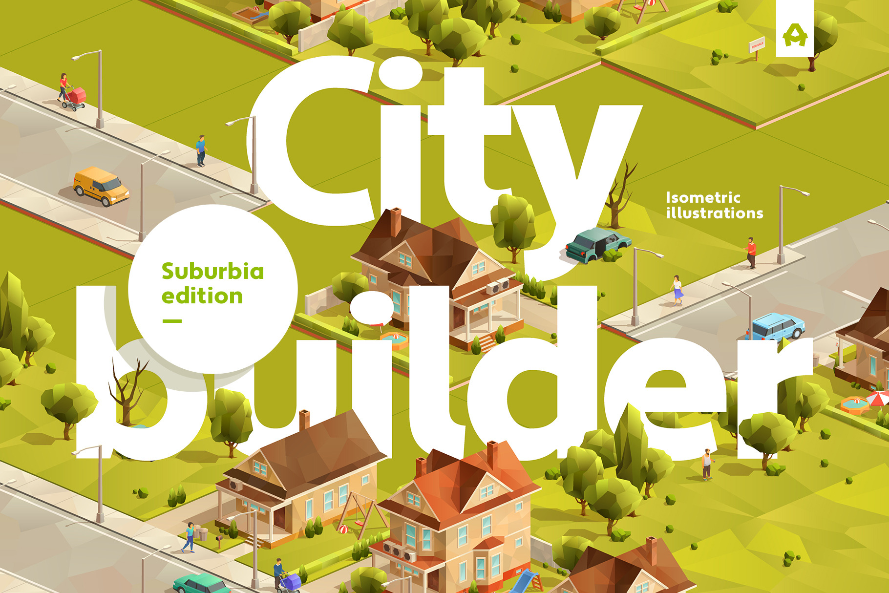 Suburbia City builder, an Object Graphic by blauananas