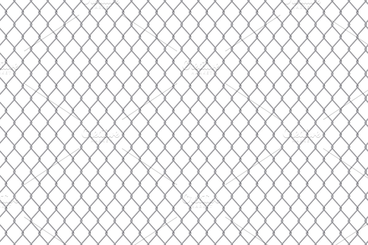 Chain link fence wire mesh steel., a Texture Illustration by HAPPY VECTOR