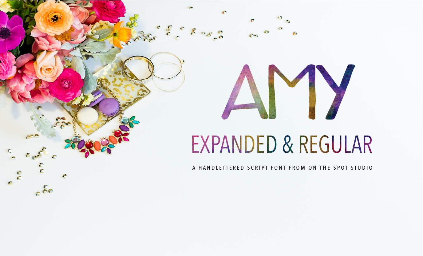 Amy Regular & Expanded, a Sans Serif Font by OnTheSpotStudio | Creative ...