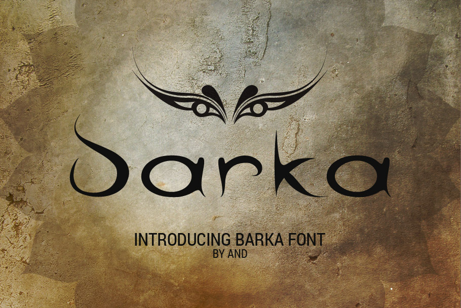 Barka font, a Script Font by ladik