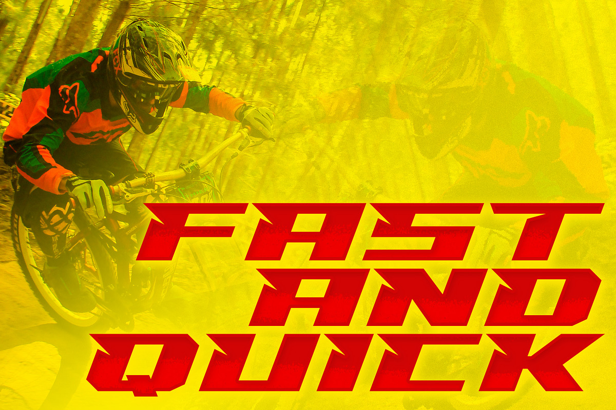 Racing Mega Race Sport Typeface