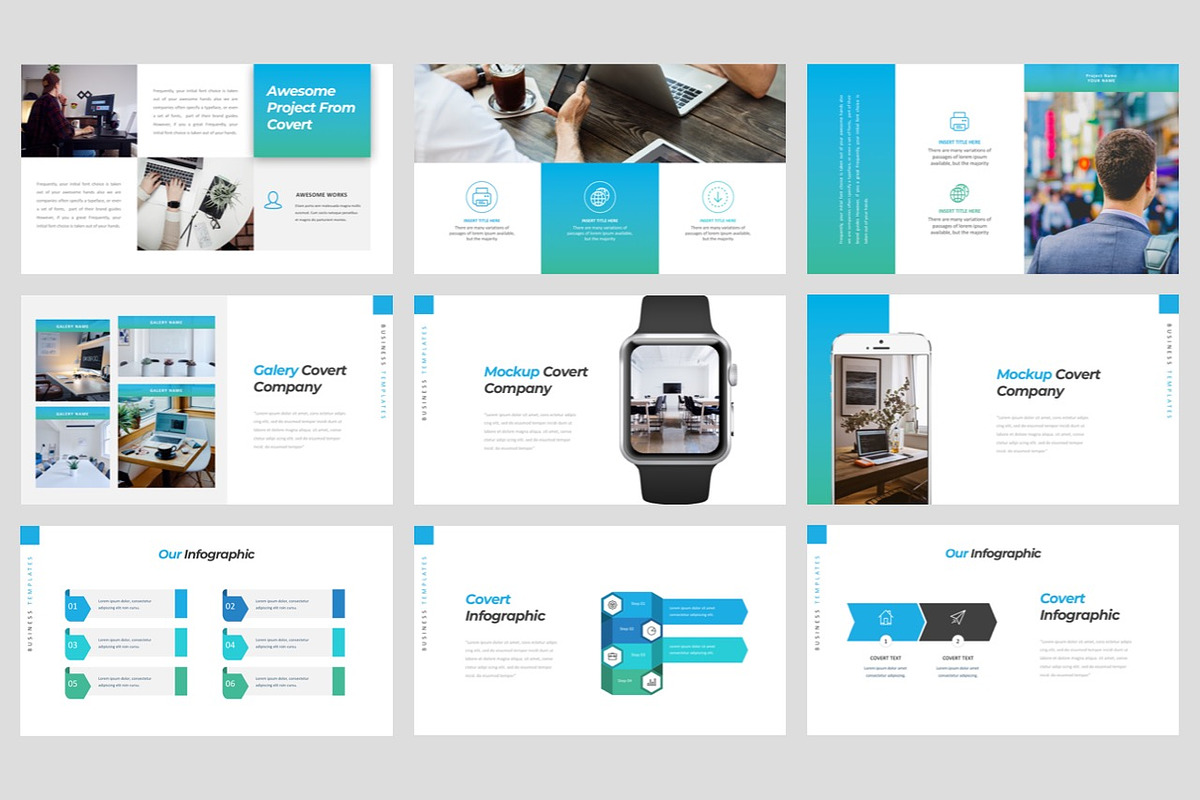 Covert Powerpoint Template, a Presentation Template by Siwox Studios