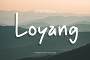 Loyang Handwritten Typeface, a Font by Giant Design