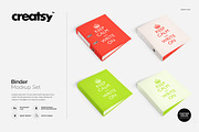 Binder Mockup Set, a Household Mockup by Creatsy