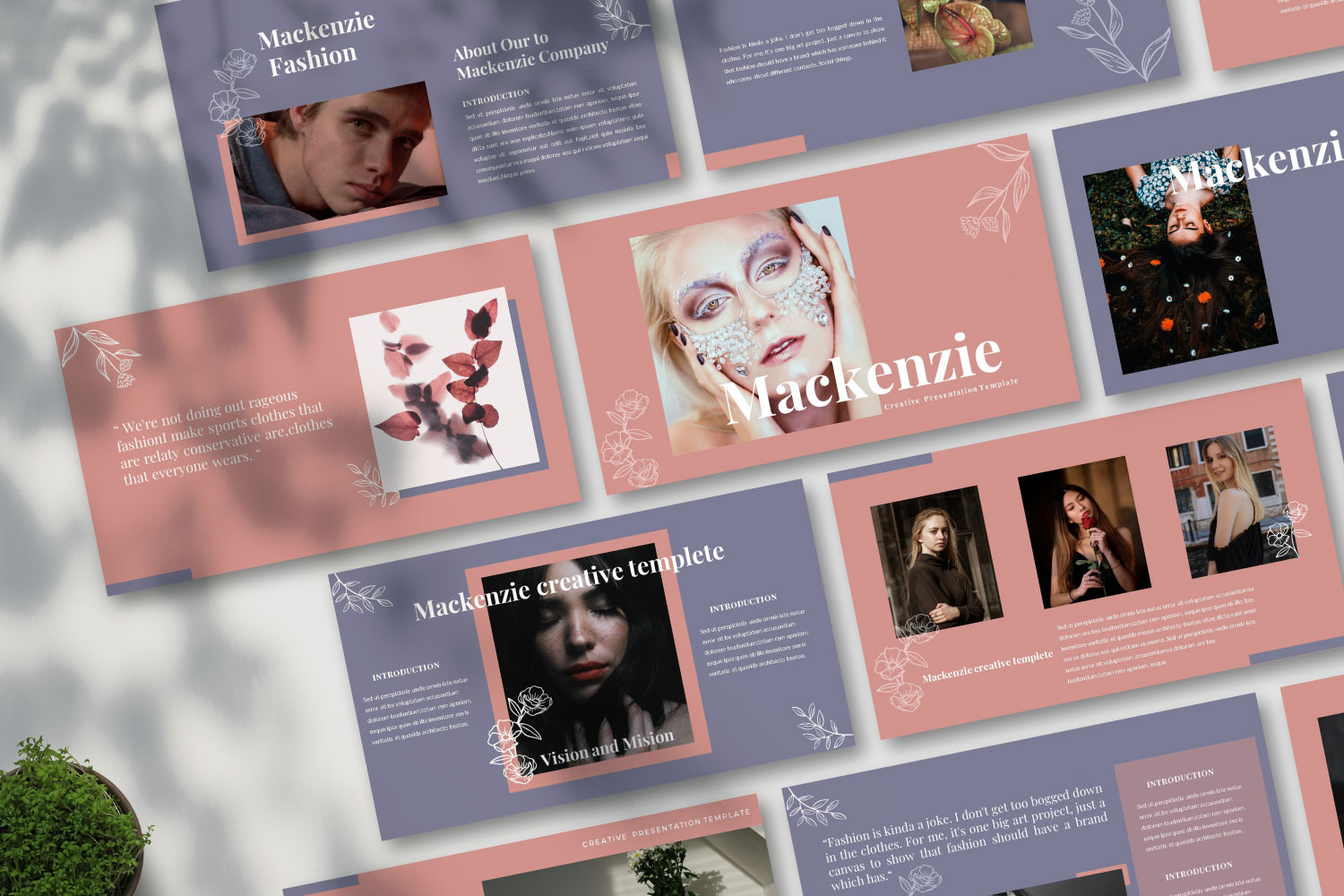 Mackenzie Powerpoint Template, a Presentation Template by nyilstudio | Creative Market