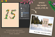 Floral Numbers - Secret Garden, a Decorative Illustration by Lisa's ...