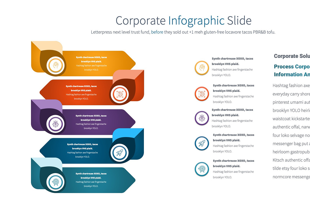 Corporate PowerPoint Infographics, a Presentation Template by Pulsecolor