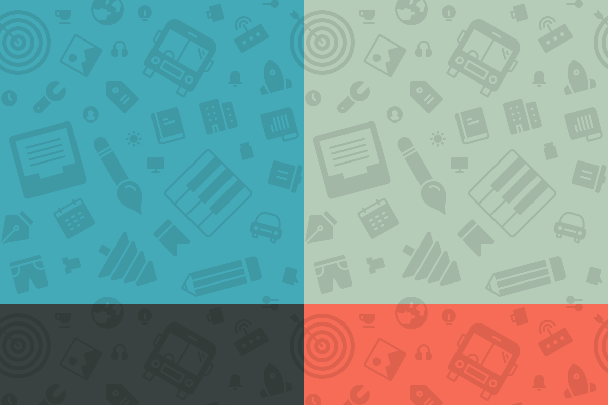Seamless Icons Patterns, a Pattern Graphic by PixelBazaar