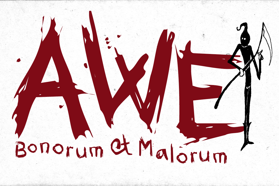 Awe X, a Font by dawnland