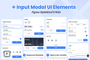 Input Modal UI Elements, an UI Kit Template by SLAB! Design | Creative Market