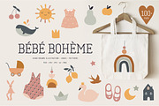 Bebe Boheme collection, a Branding & Logo Template by Marish | Creative ...