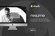 Resume Portfolio Shopify Template, a Shopify Template by ThemeTidy ...