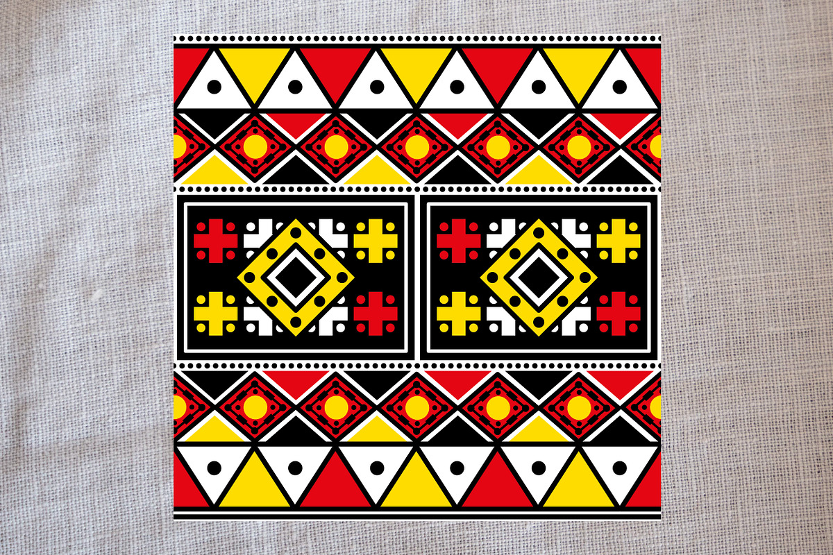 Samakaka seamless vector pattern