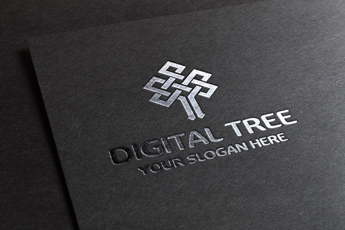 Digital Tree Logo Template, a Branding & Logo Template by GladicMonster