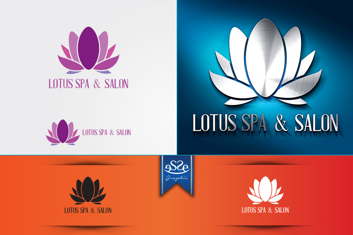Lotus Spa, a Branding & Logo Template by essegraphic