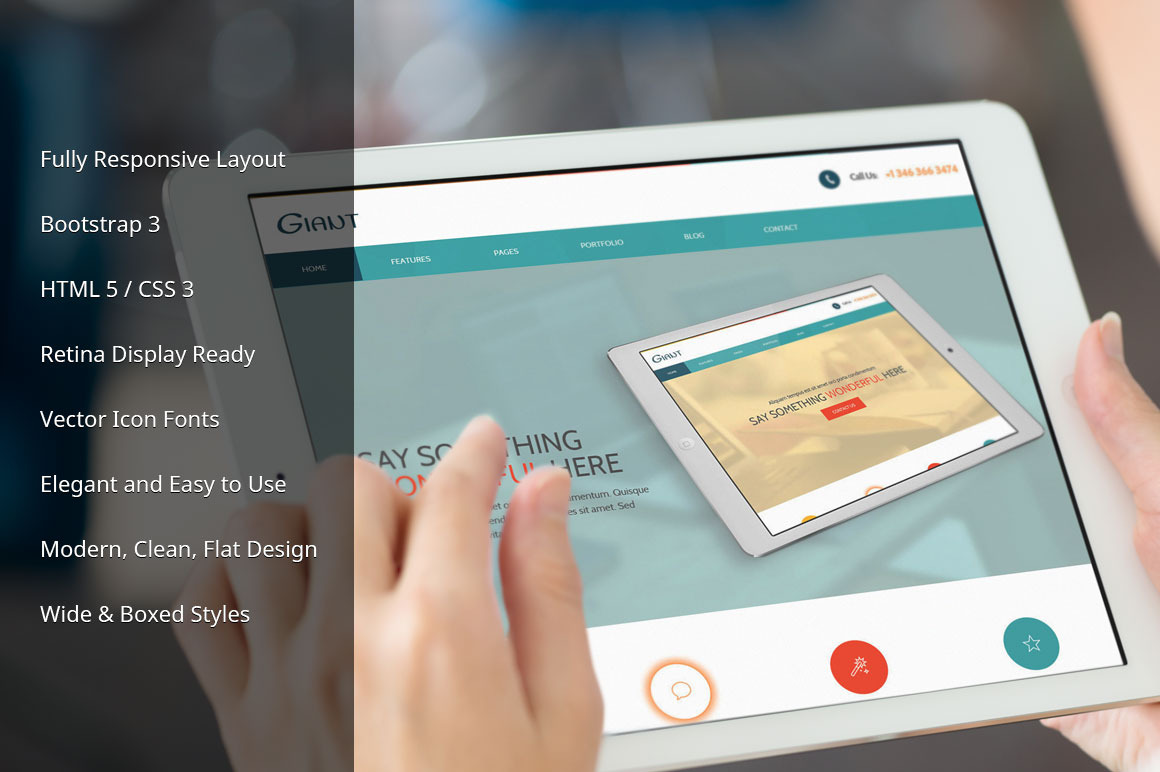 Giant Responsive Bootstrap Theme, a Bootstrap Template by IceTemplates ...