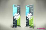 Annual Report Roll Up Banner, a Presentation Template by Creatricks