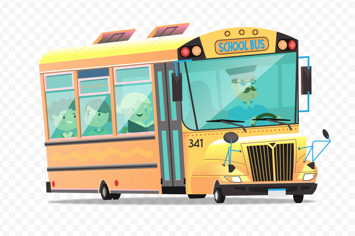 Big set of school characters, an Education Illustration by Moonery's