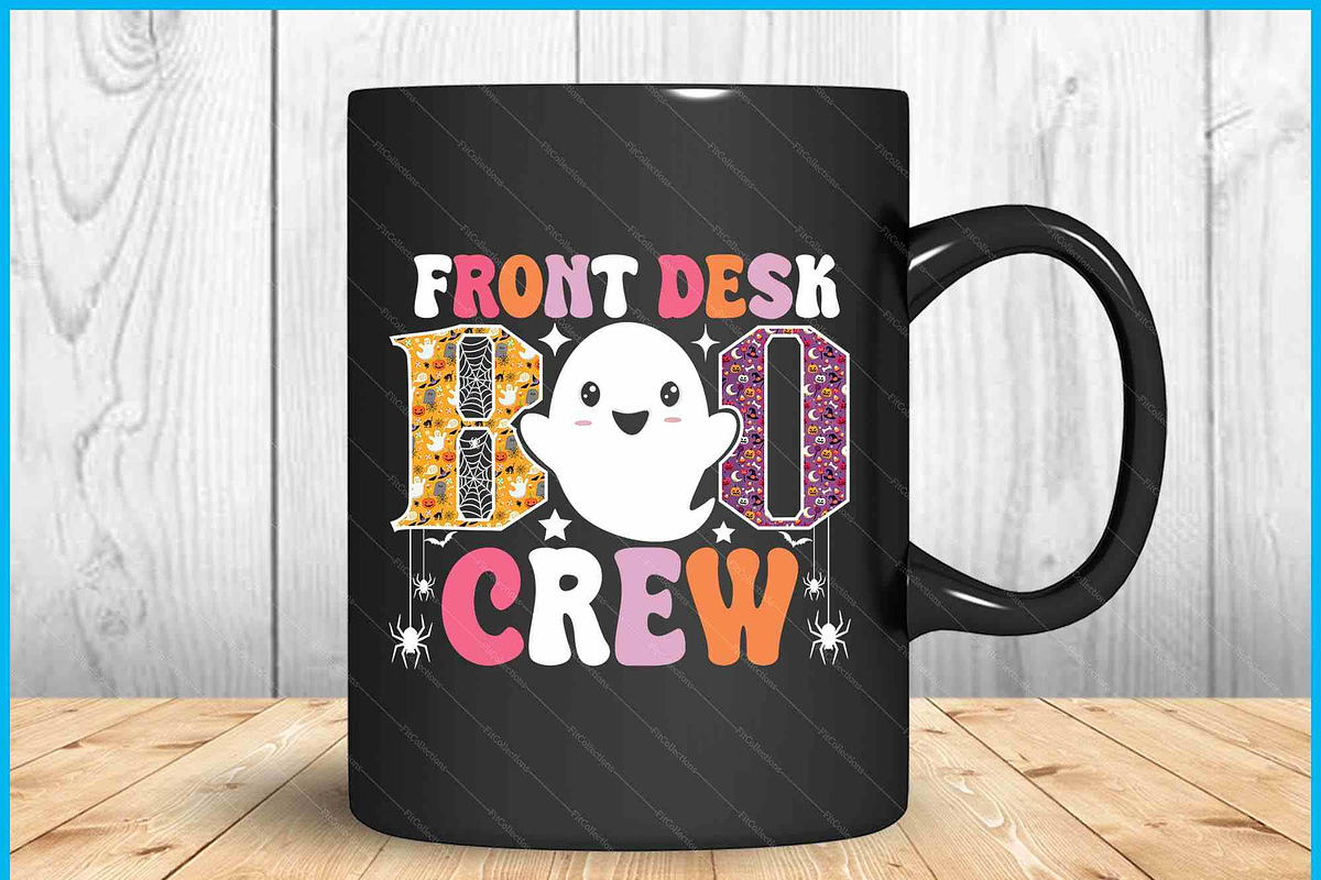 Front Desk Boo Crew Ghost Halloween