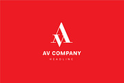 AV company logo., a Branding & Logo Template by Anton Akhmatov