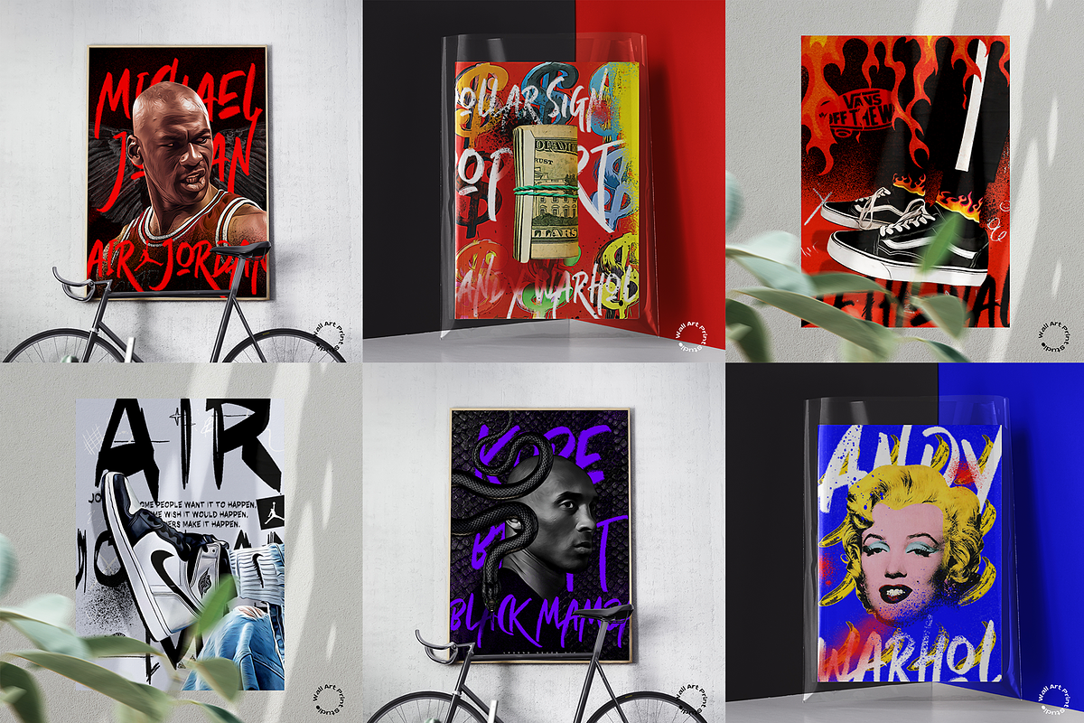 Wall Art Print, Poster Bundle, Artwork