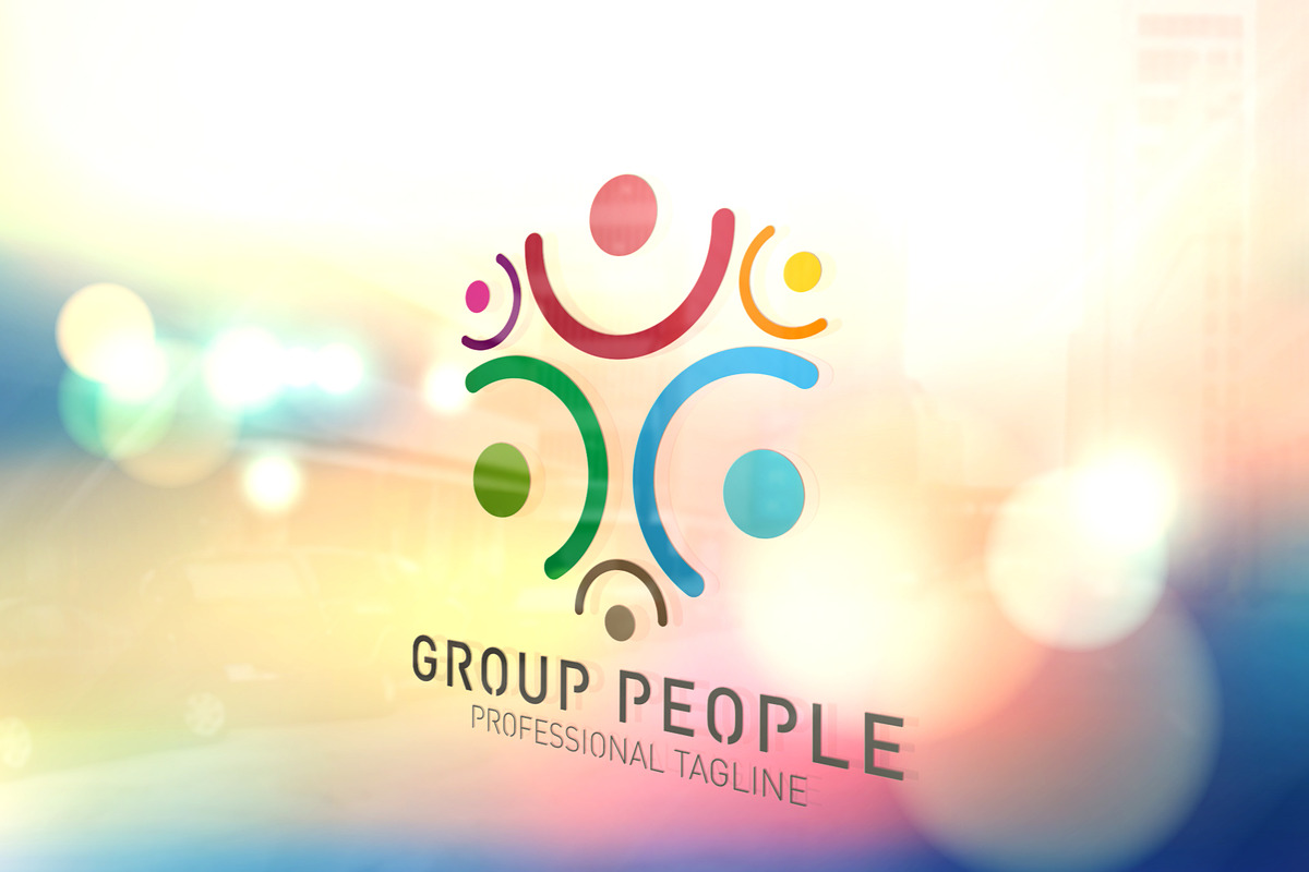 Group People Logo, a Branding & Logo Template by essegraphic